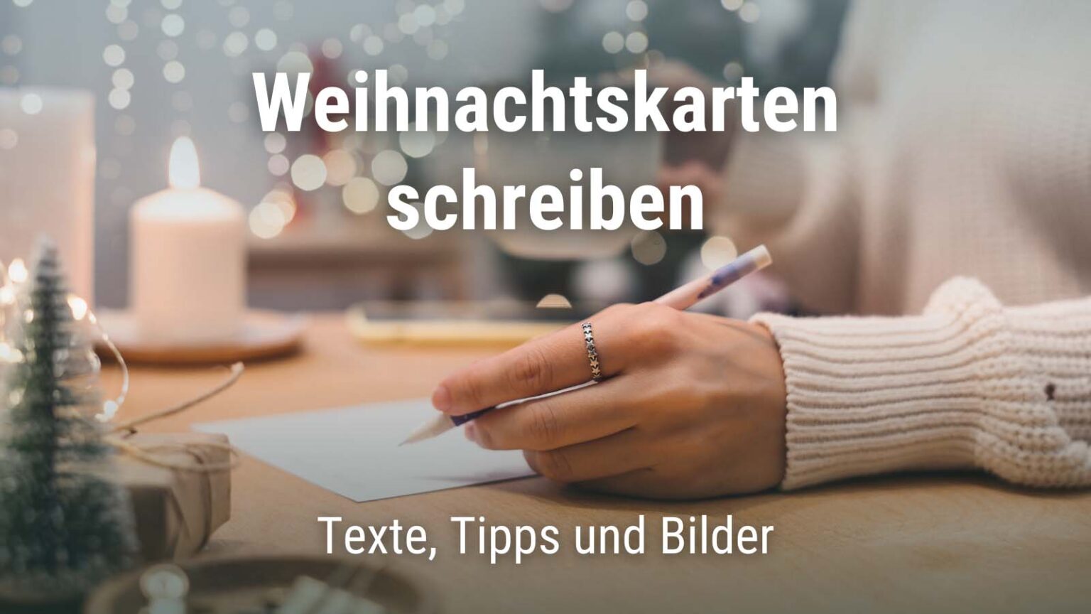 Weihnachtskarten schreiben - Texte, Tipps und digitale Grußkarten ...