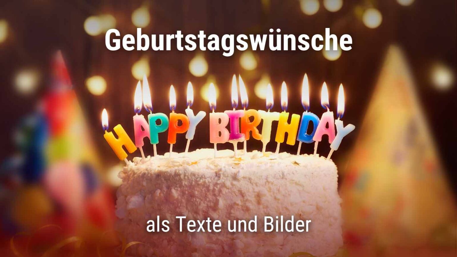 Geburtstagswünsche als Texte und Bilder · good space.